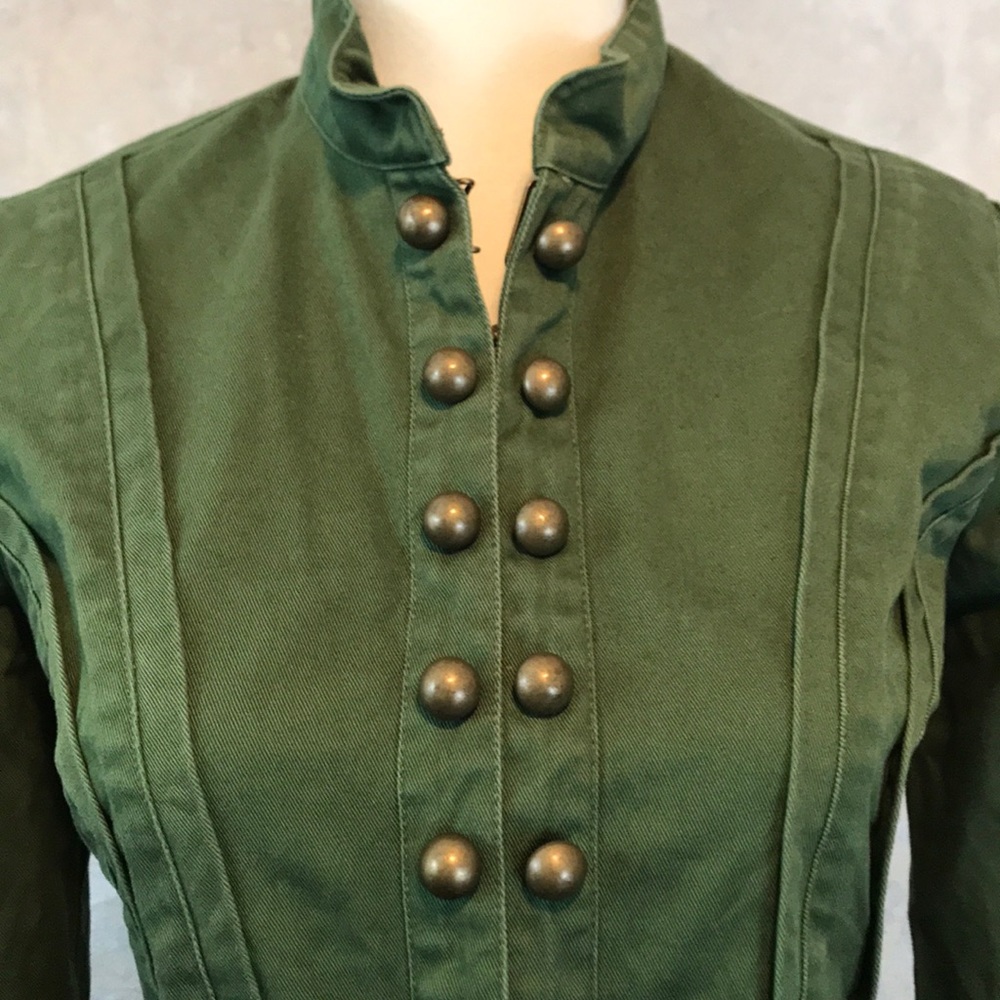 Green Military Style Jacket - Gem